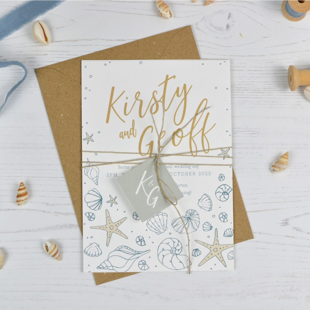 Sample - Beach Wedding Invitation · Littlebird Weddings